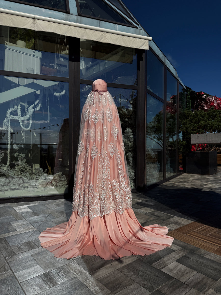 Designer Afghan Burqa with Lace, Silk Modest Dress – ScarfTurbanHijab