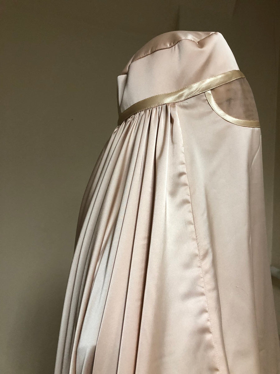 Golden beige silk Afghan burqa – ScarfTurbanHijab